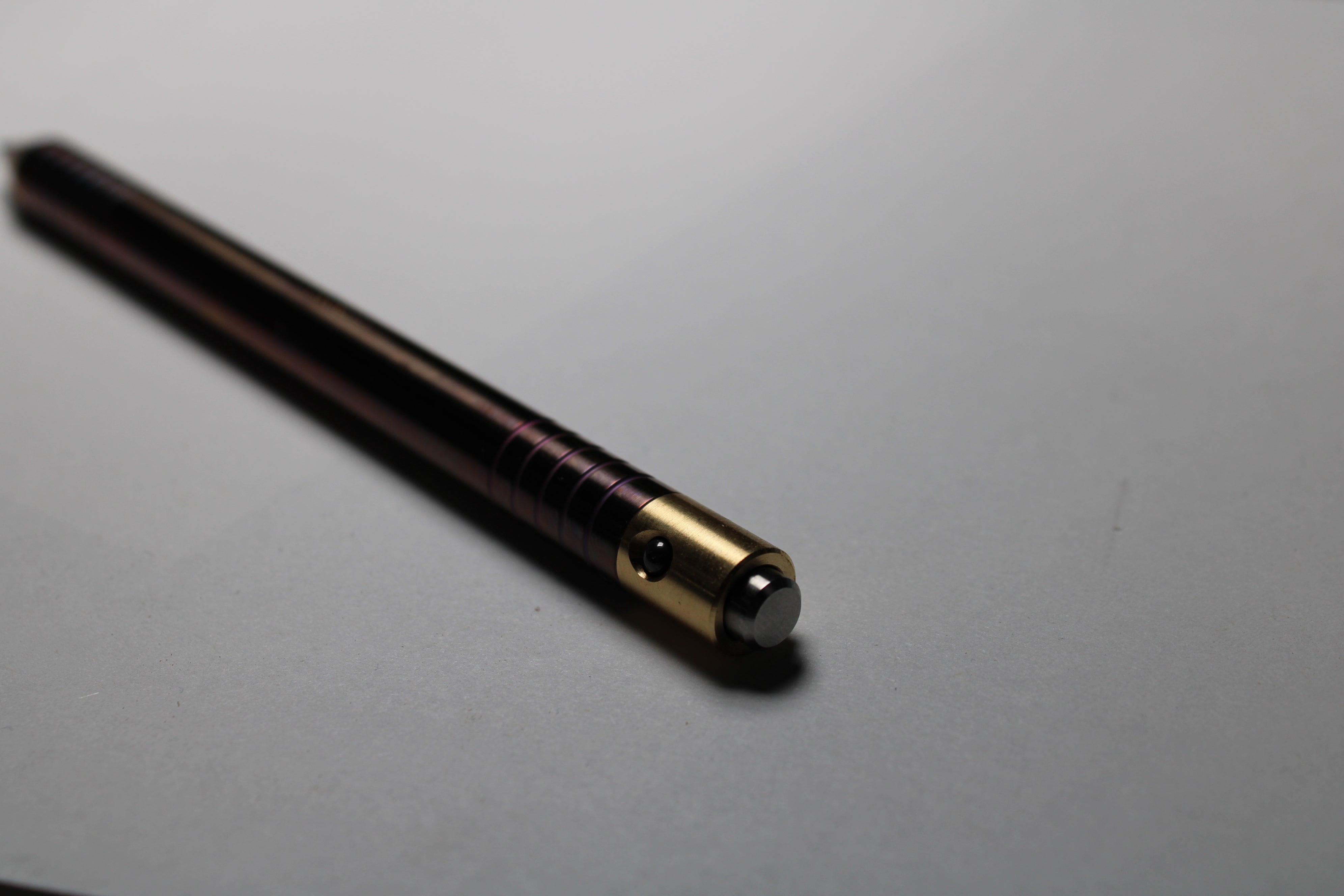36 Clipless Click Pen x KVR Finishing - 6Al-4V Titanium - 464 Brass Me ...