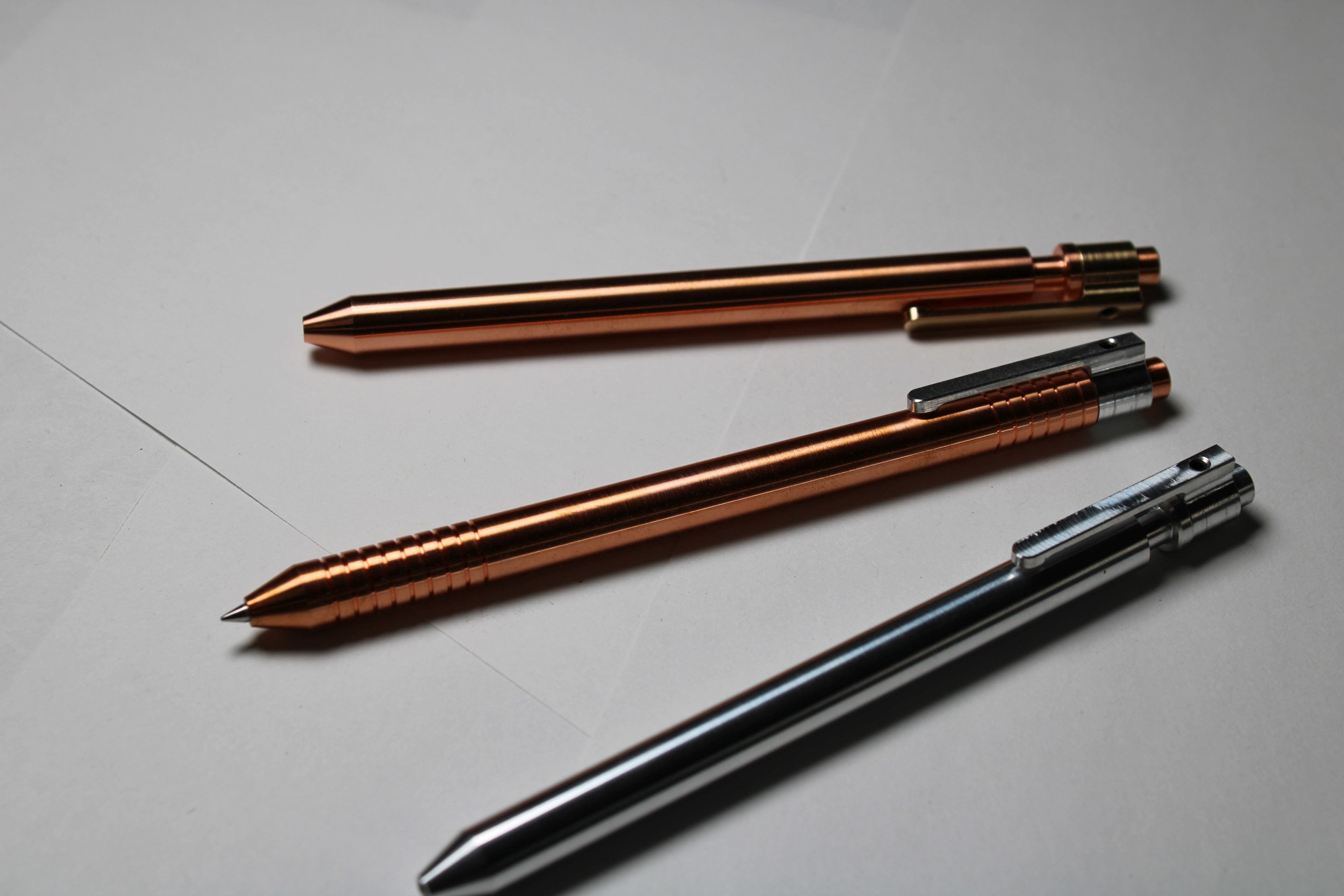 38 Copper - Rollerball (Pilot G2) - Aluminum Clip – Autmog